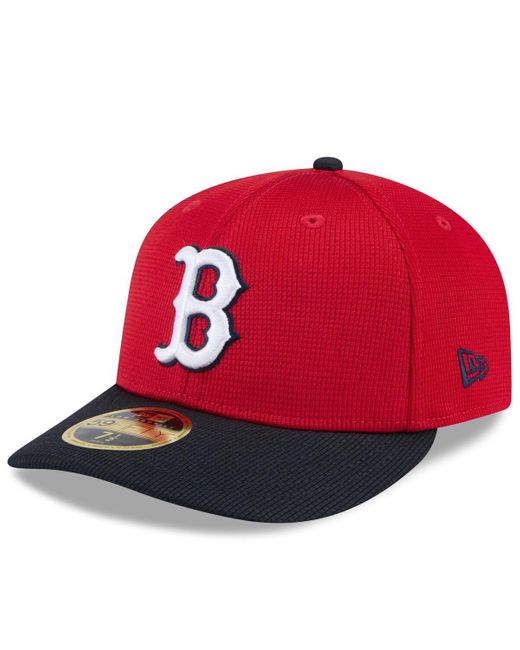 KTZ Red/navy Boston Red Sox 2025 Spring Training Low Profile 59fifty ...