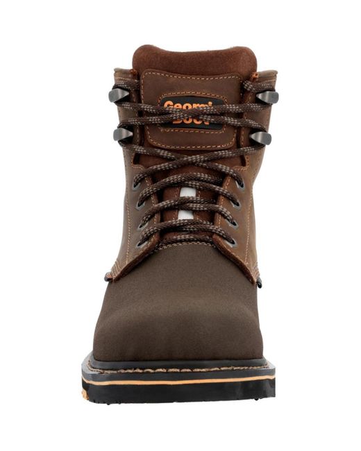 Georgia Boot Amp Lt Power Wedge Composite Toe Work Boot in Brown for ...