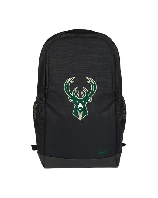 Nike Milwaukee Bucks Brasilia Backpack in Black | Lyst