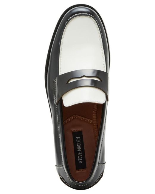 Steve Madden Nicolay Casual Loafer in Black for Men | Lyst