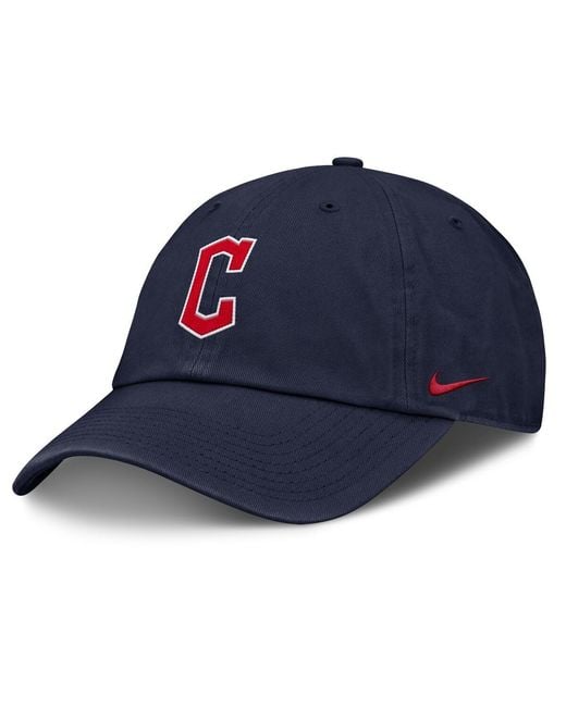 Nike Cleveland Guardians Club Adjustable Hat in Blue for Men | Lyst