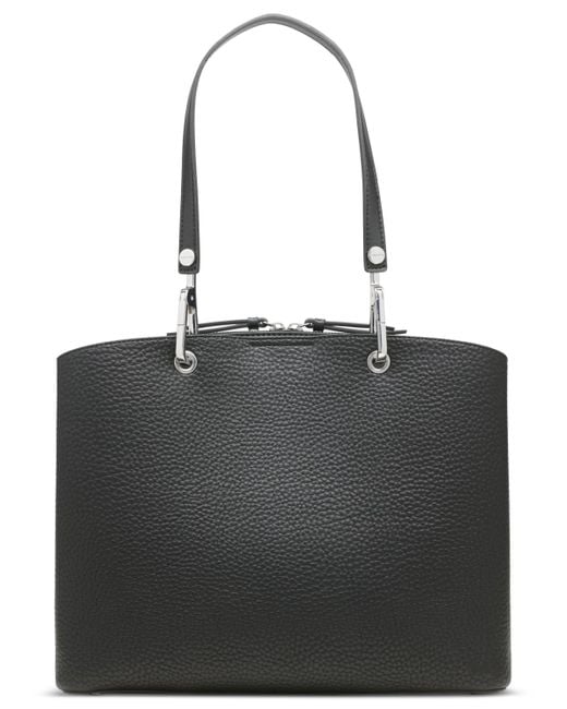 Calvin Klein Garnet Triple Compartment Tote in Black | Lyst