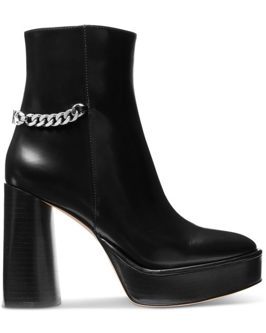 Michael Kors Michael Carlisle Chain-detail High Heel Platform Booties ...
