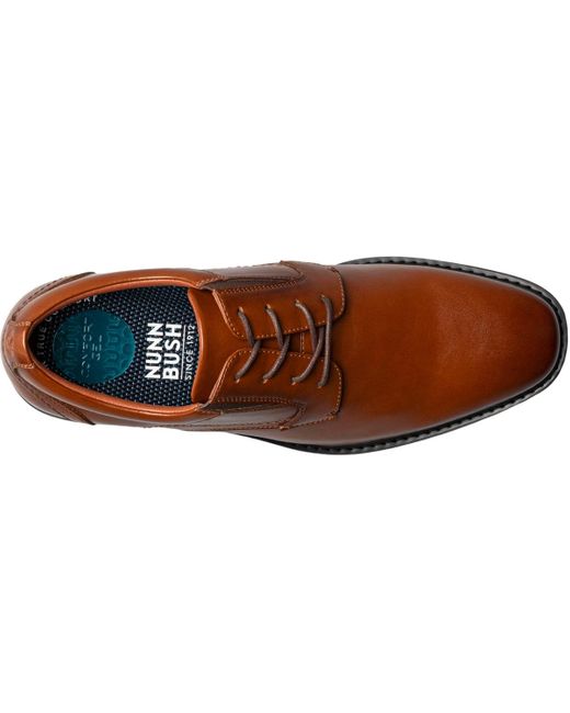 Nunn Bush Jarvis Plain Toe Oxford in Brown for Men | Lyst