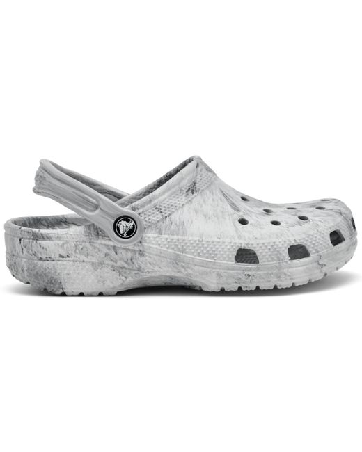 Crocs™ Big Kids Classic Watercolor Marble Clog Sandals From Finish Line ...