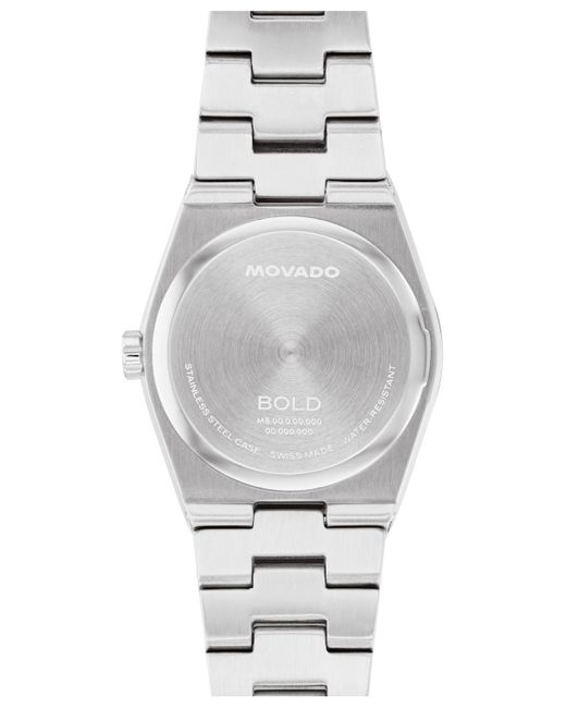 Movado Bold Quest Swiss Quartz Stainless-steel Watch in Gray | Lyst