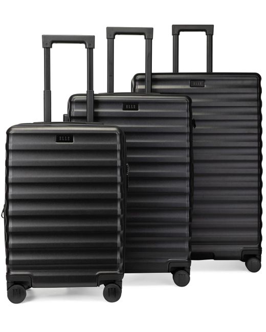 Elle Excursion 3-piece Expandable Chic Spinner luggage Set in Black | Lyst