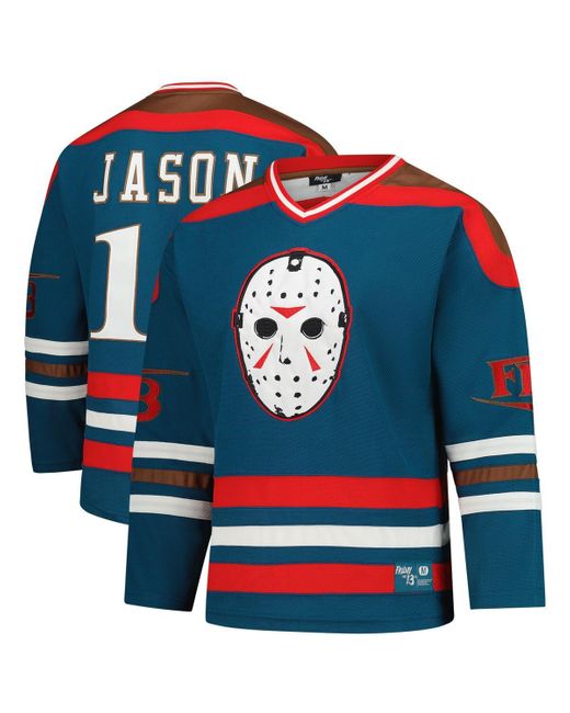 Lids Jason Voorhees Friday The 13th Horror Pack Movie Jersey in Blue ...
