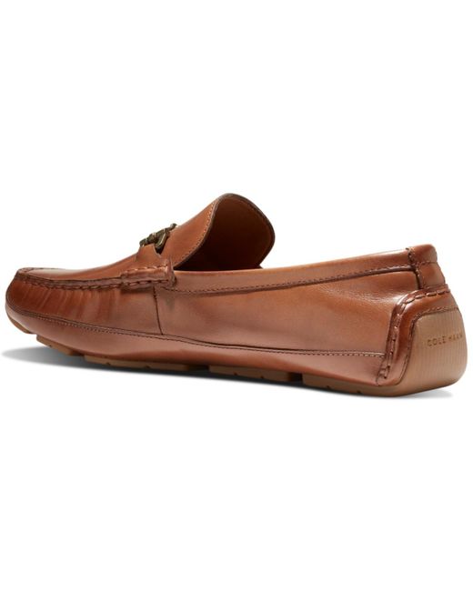Cole Haan Wyatt Bit Driving Loafer in Brown for Men | Lyst