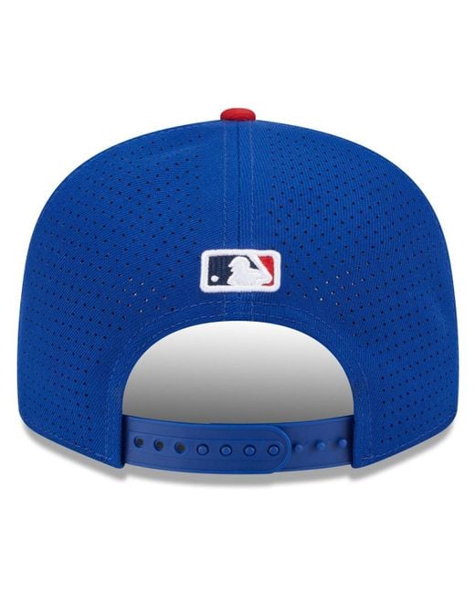 KTZ Blue/red Cincinnati Reds 2025 Mlb All-star Game Workout Side Patch ...