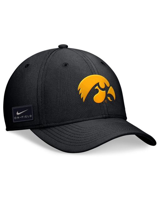 Nike Iowa Hawkeyes 2024 On-field Swoosh Flex Hat in Blue for Men | Lyst
