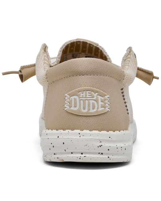HEYDUDE Wally Stretch Slip-on Casual Moccasin Sneakers From Finish Line ...