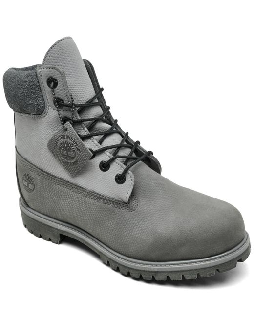 Timberland 6 Inch Premium Waterproof Boots From Finish Line in Gray for ...