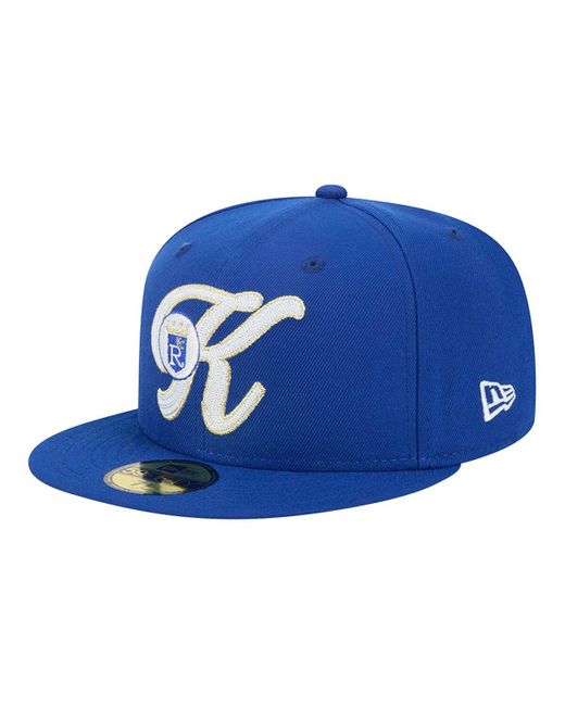 KTZ Kansas City S Duo Logo 2.0 59fifty Fitted Hat in Blue for Men | Lyst