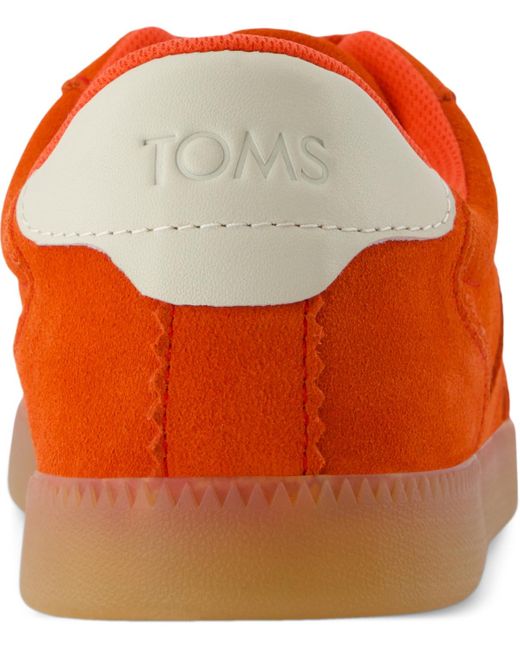 TOMS Collins Lace-up Sneakers in Orange | Lyst