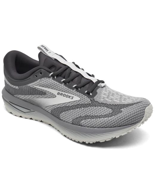 Brooks Revel 7 Running Sneakers From Finish Line in Gray for Men | Lyst