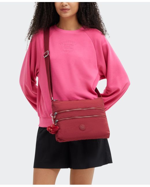 Kipling Alvar Crossbody Bag in Red | Lyst