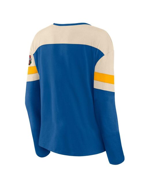 Fanatics St. Louis S 2025 Nhl Winter Classic Frozen Long Sleeve Notch Neck T-shirt in Blue | Lyst
