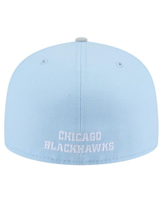 KTZ /gray Chicago Blackhawks Color Pack Two-tone 59fifty Fitted Hat in ...