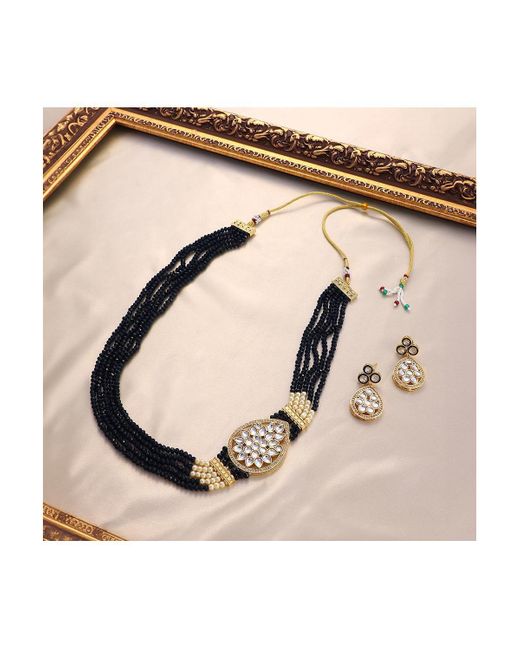 SOH The Aya Jewellery Set in Metallic | Lyst