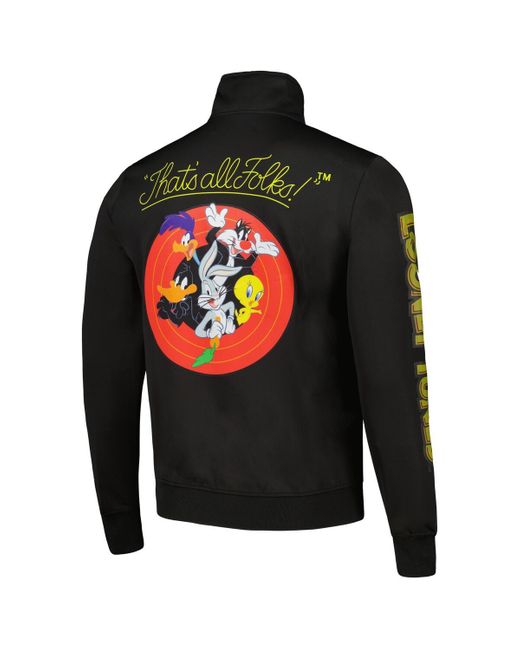 FREEZE MAX Looney Tunes Full-zip Track Jacket in Black for Men | Lyst