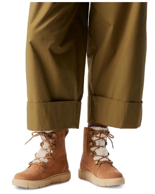 Sorel Explorer Iii Booties in Brown | Lyst