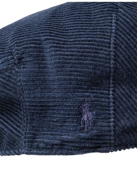 Polo Ralph Lauren Corduroy Driver Cap in Blue for Men | Lyst