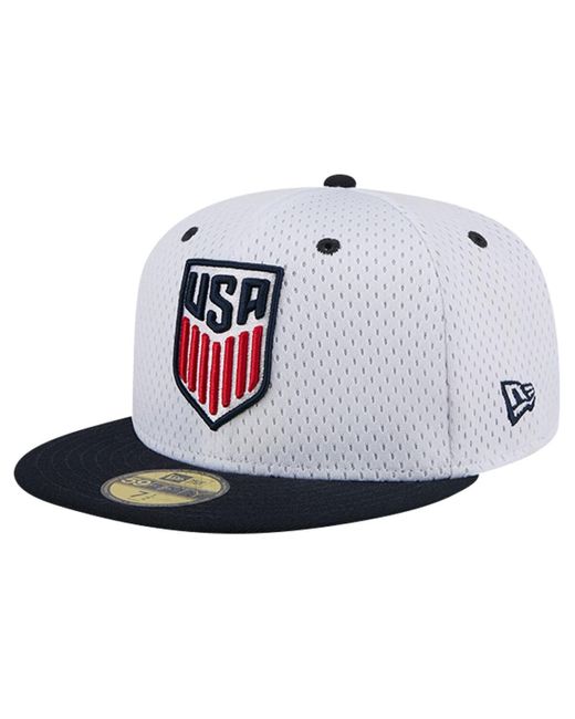 KTZ Usmnt Throwback Mesh 59fifty Fitted Hat in Blue for Men | Lyst