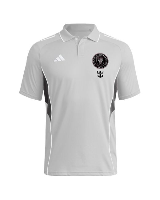 adidas Inter Miami Cf 2025 Training Polo Shirt in Gray for Men | Lyst