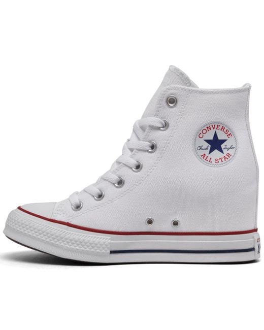 Converse Chuck Taylor All Star Wedge Platform Casual Sneakers From ...