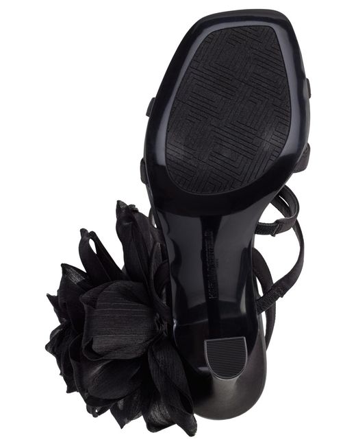KARL LAGERFELD Paris Caela Evening Sandal Pump in Black | Lyst