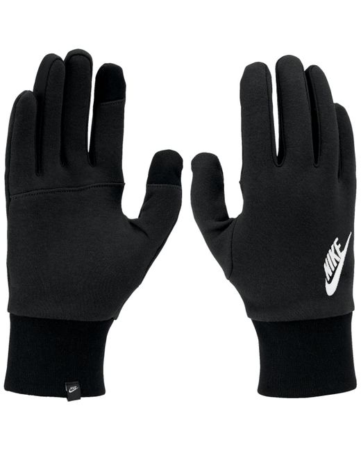 Nike Club Fleece 2.0 Embroidered Logo Tech Gloves in Black for Men | Lyst