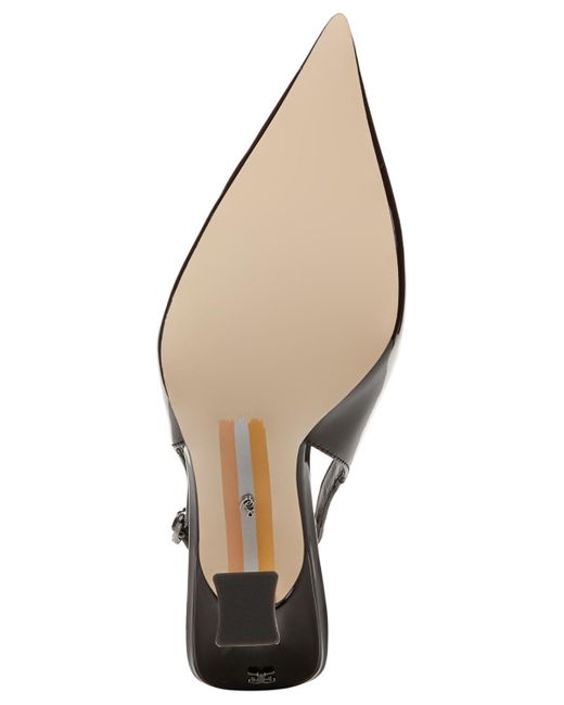 Sam Edelman Odette Pointed-toe Slingback Pumps in Black | Lyst