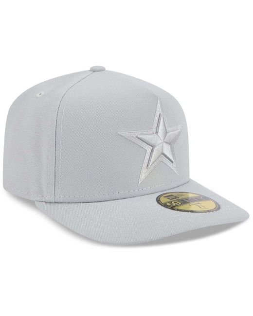 KTZ Dallas Cowboys Color Pack A-frame 59fifty Fitted Hat in Gray for ...