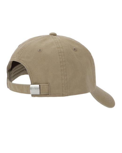 New Balance Red Logo Stonewear Baseball Cap in Natural for Men | Lyst