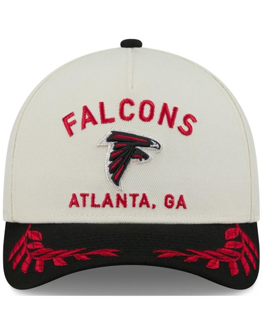 KTZ Cream/black Atlanta Falcons 2025 Nfl Draft 9forty A-frame M-crown ...
