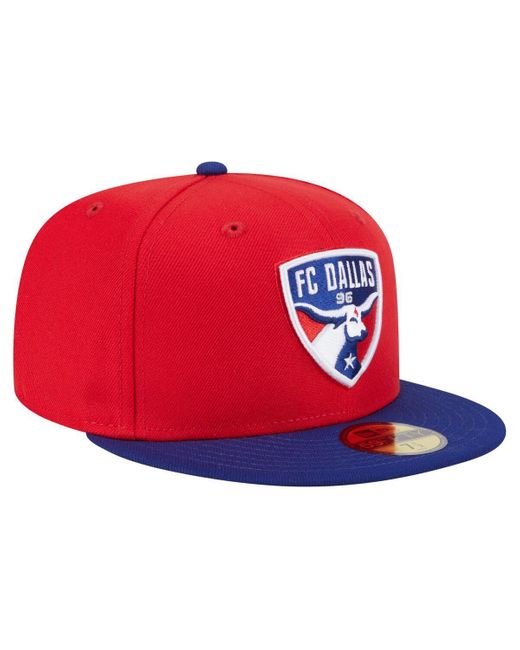 KTZ Fc Dallas 2025 Kickoff 59fifty Fitted Hat in Red for Men | Lyst