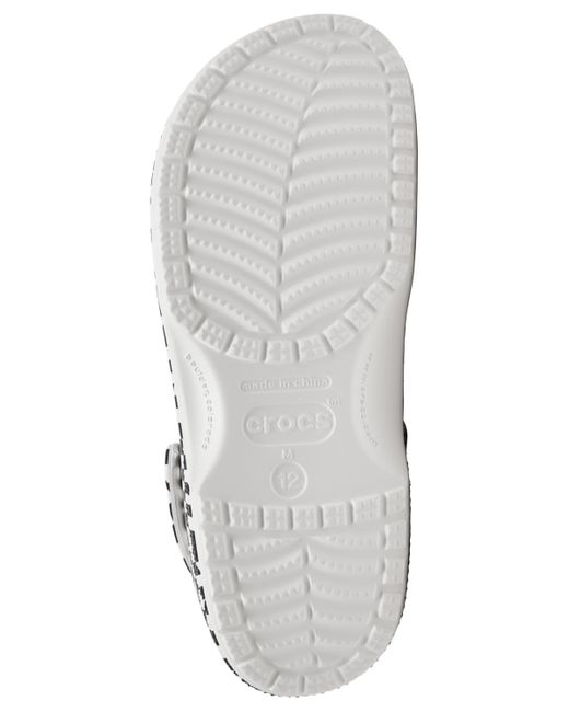 Crocs™ Classic Warped Checker Clog From Finish Line in Black | Lyst