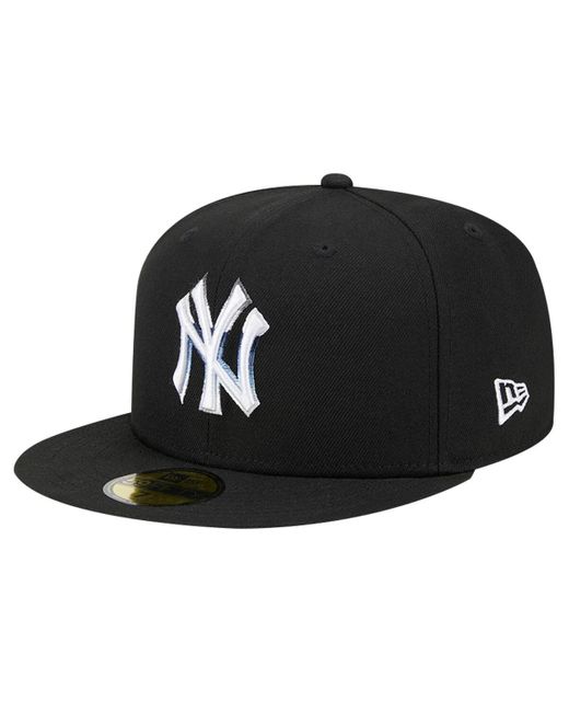 KTZ New York Yankees Raceway 59fifty Fitted Hat in Black for Men | Lyst