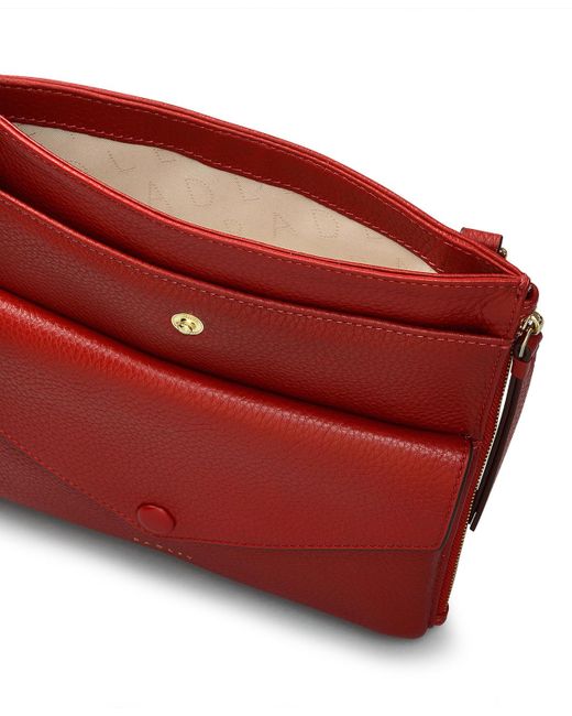 Radley Wilton Way Small Zip Top Crossbody Bag in Red | Lyst