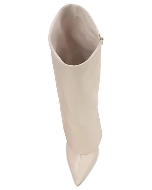INC International Concepts Skylar Wide-calf Fold Over Cuffed Knee High ...