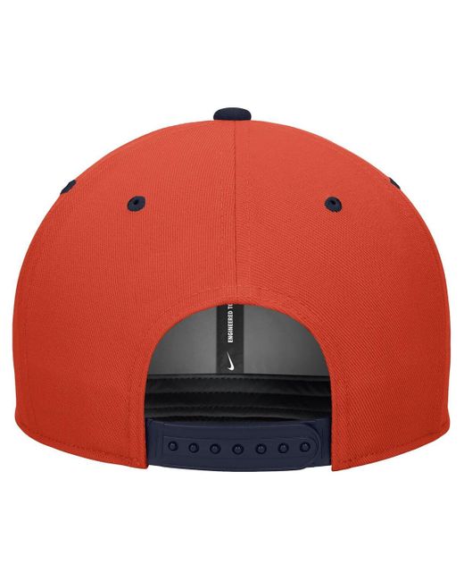 Nike White/orange Illinois Fighting Illini Pro Performance Snapback Hat for Men | Lyst