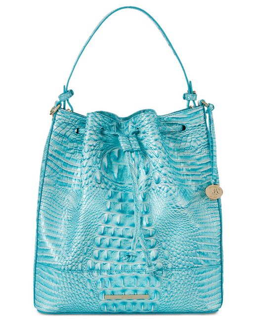 Brahmin Marlowe Melbourne Embossed Leather Shoulder Bag in Blue | Lyst Brahmin Marlowe Melbourne Embossed Leather Shoulder Bag in Blue | Lyst