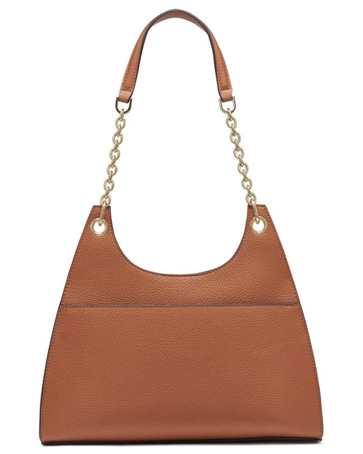 Halston Janis Mini Hobo Bag in Brown | Lyst
