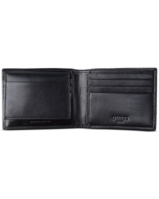 Guess Chavez Pocketmate Logo Wallet in Black for Men | Lyst