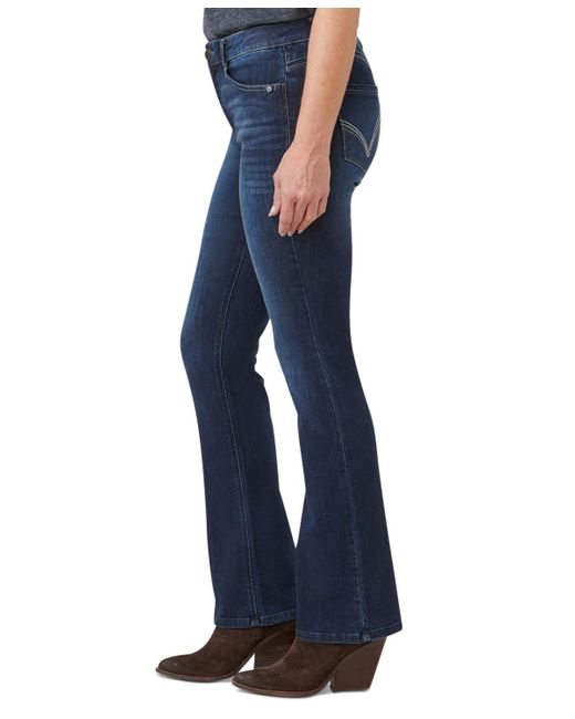 Democracy Petite Ab Solution High-rise Bootcut Jeans in Blue | Lyst