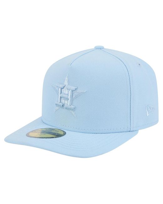 KTZ Houston Astros Color Pack A-frame 59fifty Fitted Hat in Blue for ...
