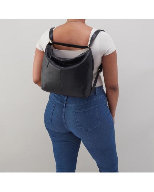 Hobo International Emily Convertible Backpack in Black | Lyst