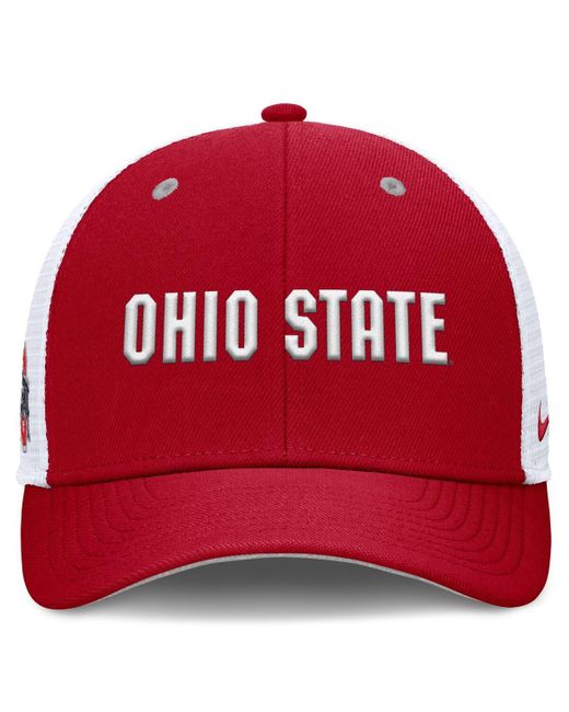 Nike Ohio State Buckeyes 2025 Dugout Coaches Rise Performance Trucker ...