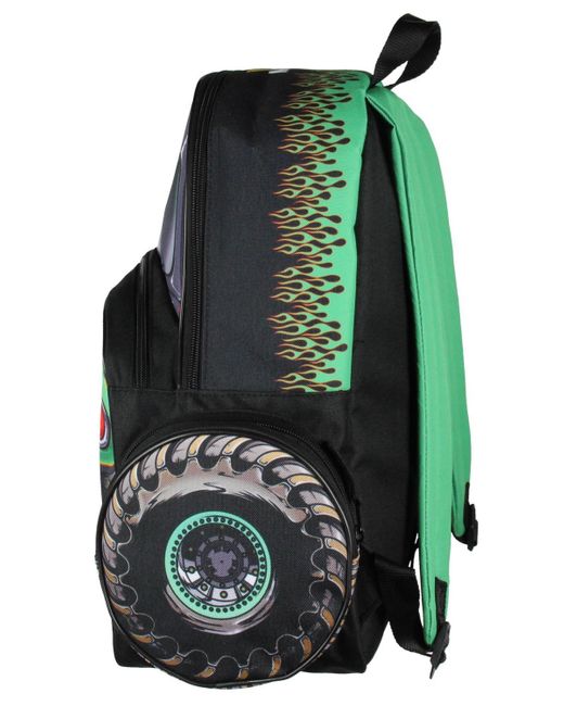 MONSTER JAM Backpack Grave Digger Truck 3d Character School Book Bag in ...